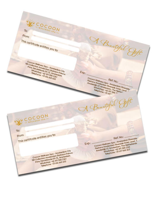 Gift Vouchers - Cocoon Wellness Spa